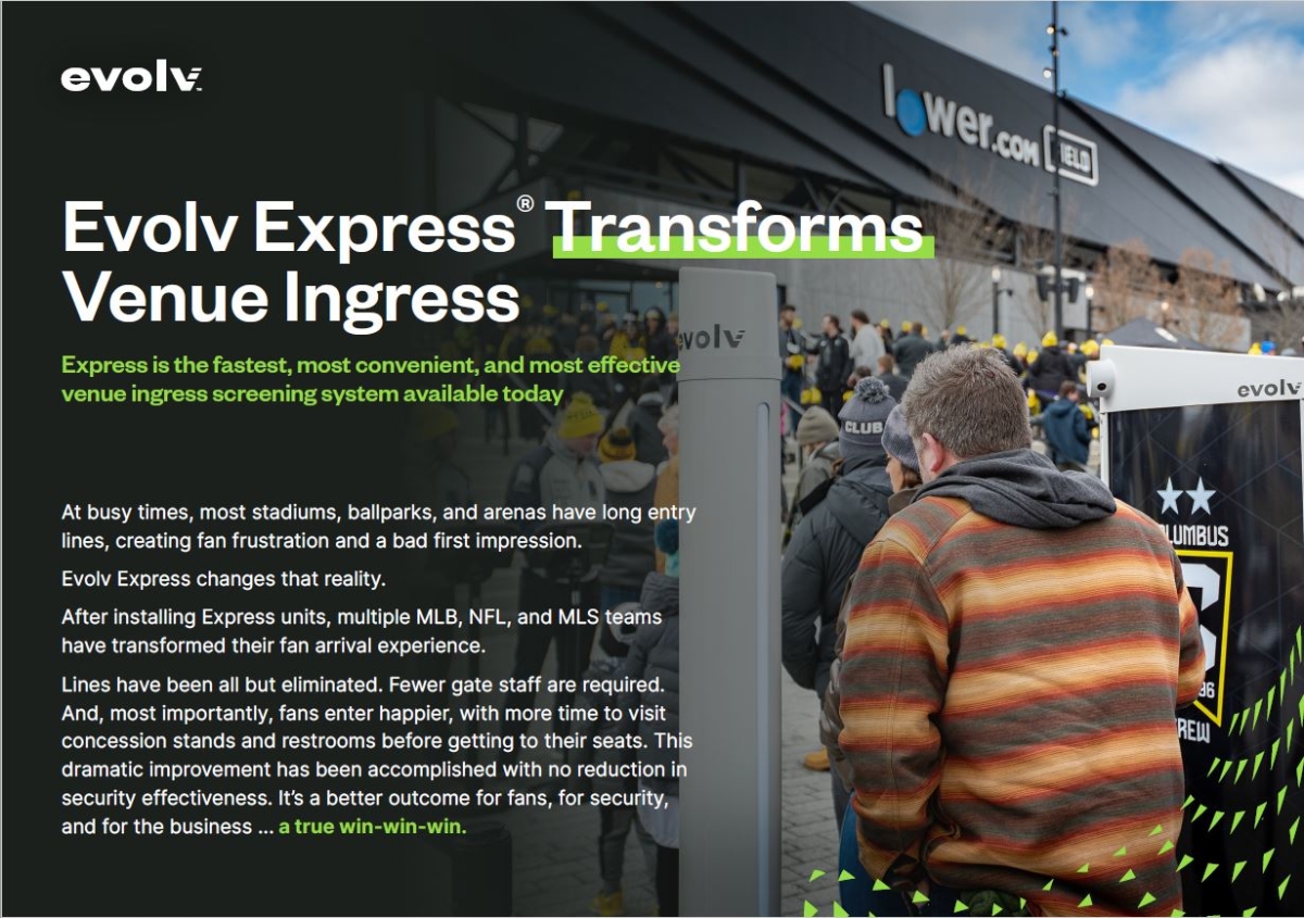 Evolv for Sports Venues - Diamond Business Services