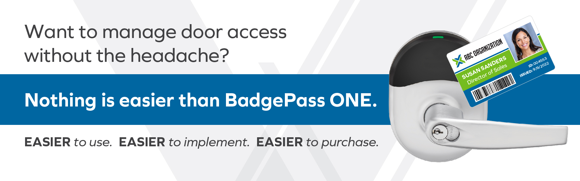 BADGEPASS ONE ACCESS CONTROL - Diamond Business Services